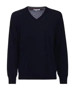 Brunello Cucinelli Brunello Cucinelliv V-neck Knitted Jumper