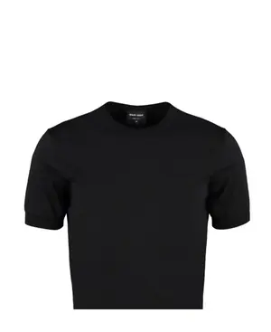 Giorgio Armani Crewneck Short-sleeve Knit Jumper