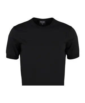 Giorgio Armani Crewneck Short-sleeve Knit Jumper
