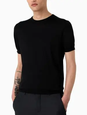 Giorgio Armani Crewneck Short-sleeve Knit Jumper