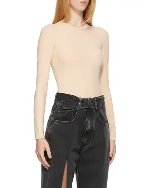 MAISON MARGIELA Four-stitch Long-sleeved Bodysuit - Multicolor