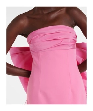 Carolina Herrera Strapless Gown With Back Bow Detail