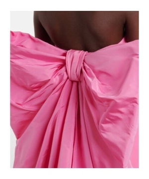 Carolina Herrera Strapless Gown With Back Bow Detail
