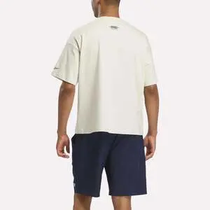 REEBOK X F45 Training Graphic T-shirt - Linen