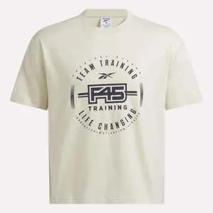 REEBOK X F45 Training Graphic T-shirt - Linen