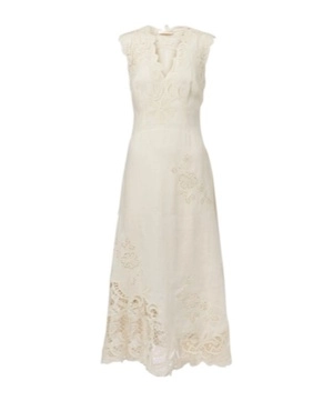 Ulla Johnson Lace Trimmed Dress - Nude