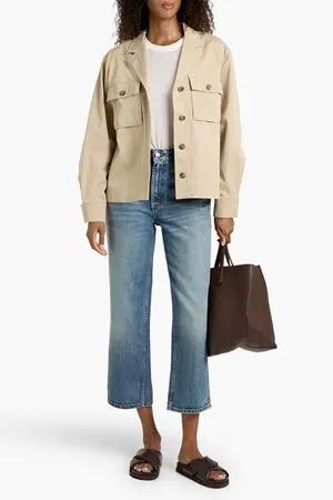 ANINE BING Sawyer Cottontwill Shirt Jacket