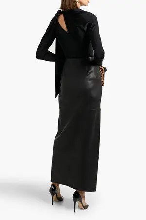 Victoria Beckham Cutout Stretchjersey Top
