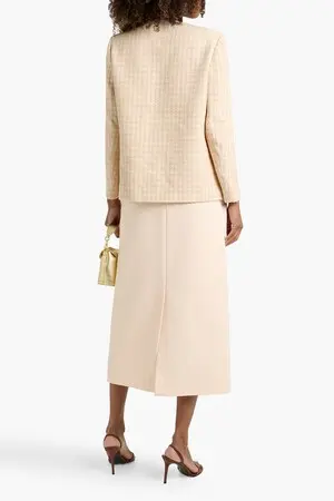ANINE BING Janet Houndstooth Tweed Jacket