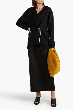 Dries Van Noten Embellished Cotton Sweater