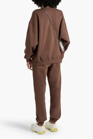 ROTATE BY BIRGER CHRISTENSEN Irriis Printed Cotton-fleece Sweatshirt