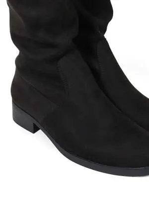 Frederick's Of Hollywood Letizia Thigh High Stretch Boots