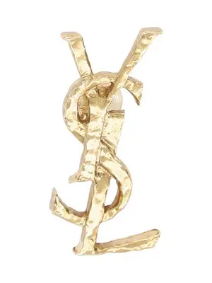Saint Laurent Orecchino "cassandre" In Metallo