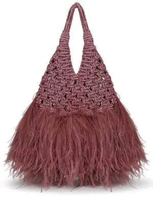HIBOURAMA Borsa "vannifique Plumes