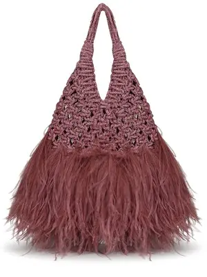 HIBOURAMA Borsa "vannifique Plumes