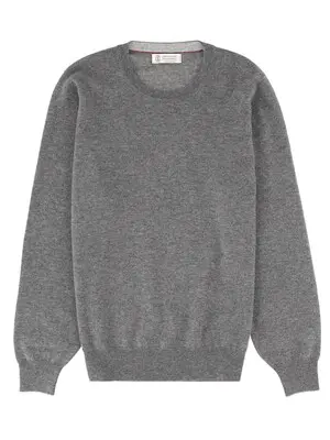 Brunello Cucinelli Maglia In Cashmere - Grey