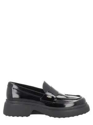 TOD'S Mocassino In Pelle Spazzolata - Black