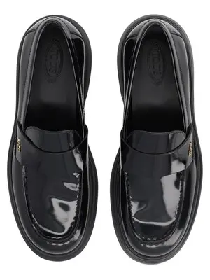 TOD'S Brushed Leather Loafers