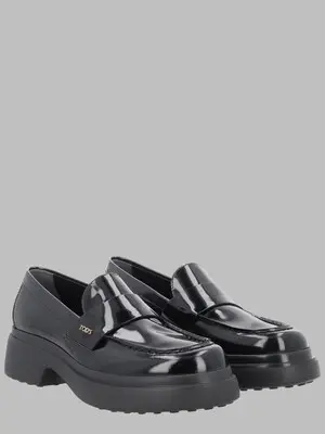 TOD'S Brushed Leather Loafers