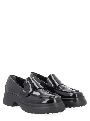 TOD'S Brushed Leather Loafers