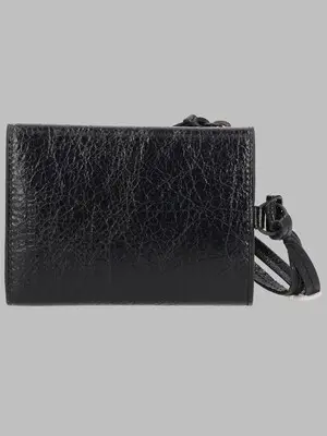 Balenciaga Trifold Wallet With "le City" Strap