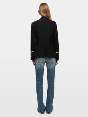 Zadig&Voltaire Vallo Military-inspired Tailored Jacket