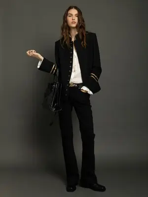 Zadig&Voltaire Vallo Military-inspired Tailored Jacket
