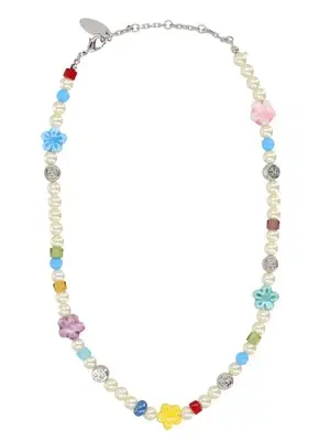 Off-White Collana Con Perline