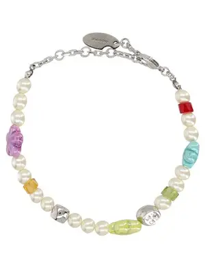 Off-White Bracciale Con Perline