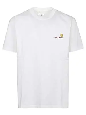 Carhartt Work In Progress American Script T-shirt Size - White