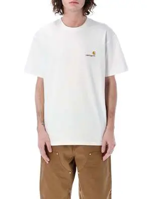 Carhartt Work In Progress American Script T-shirt Size - White