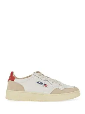 AUTRY Leather-skin Sneaker With 4 Cm Rubber Sole - Multicolour