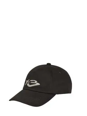 Y3 Cotton Baseball Cap - Black