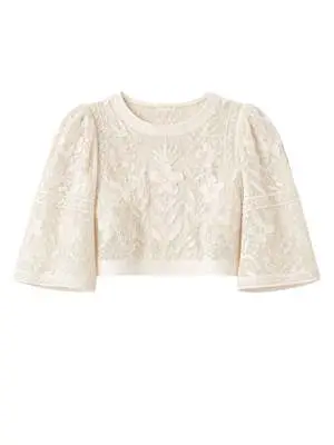 Antik Batik Casual Chic Mini Tee For - White