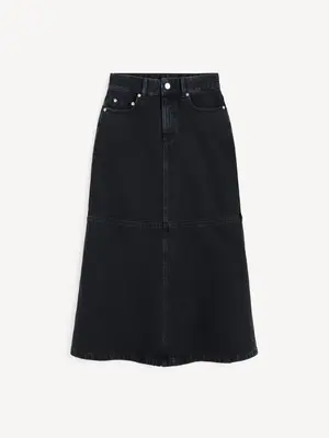 BY MALENE BIRGER Solene Denim Skirt - Black