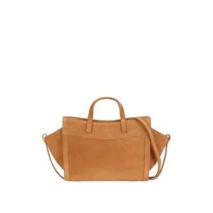 SAONARA BRAND Mini Shopping Camel Suede - Brown