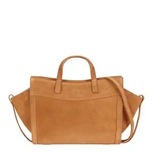 SAONARA BRAND Saonara Suede Mini Shopping Bag - Brown