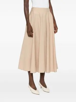 WHITE SAND Cotton Long Skirt