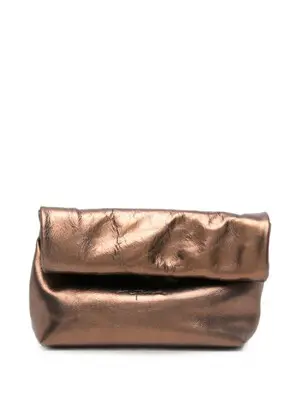 CORTANA Delhi Small Leather Clutch - Brown