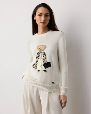 Polo Ralph Lauren Spring Polo Bear Silk Sweater