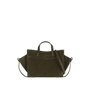 SAONARA BRAND Mini Shopping Olive Suede - Green