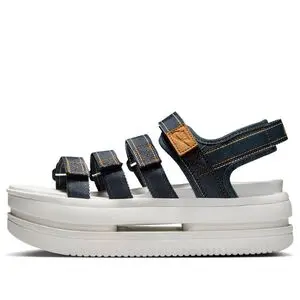 Nike Icon Classic Se Platform Sandals - Armory Navy/sail/flax