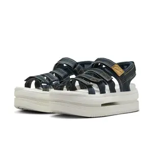 Nike Icon Classic Se Platform Sandals - Armory Navy/sail/flax