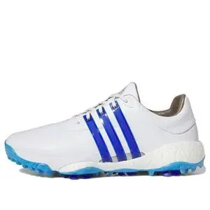 Adidas Tour360 22 Golf Shoes - White/blue