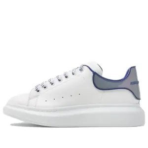 Alexander McQueen Oversized Sneakers 'white Blue Iridescent - White/blue/iridescent
