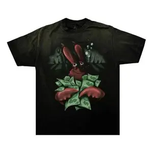 TRAVIS SCOTT X Spongebob Money T-shirt - Black