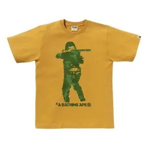 A BATHING APE Bitmap Soldier Tee