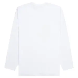 Play Comme Des Garcon Ss25 Small Heart Long-sleeve T-shirt - White