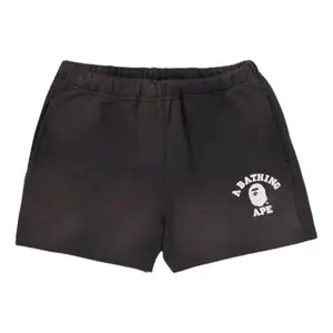 A BATHING APE Vintage Washed College Sweat Shorts
