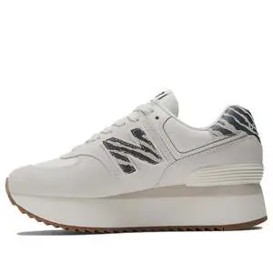 NEW BALANCE New Balance 574+ Platform Sneakers White/beige